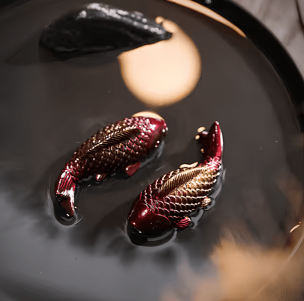 Color-Changing Koi Pair Tea Pet – Northeast Tea House
